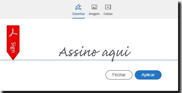 Criar e editar sua assinatura do Acrobat Sign
